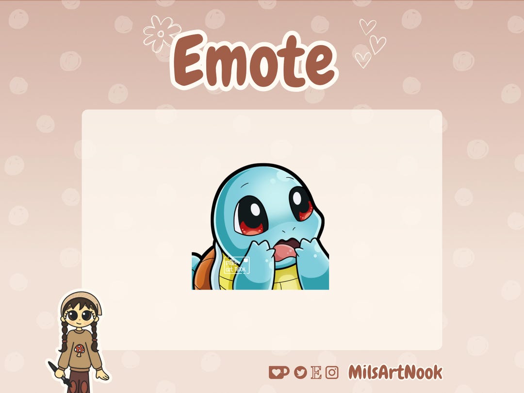 Squirtle Shocked Cute Pokemon Emote Premade for Twitch and Discord ... Squirtle Shocked Cute Pokemon Emote Premade for Twitch and Discord ...