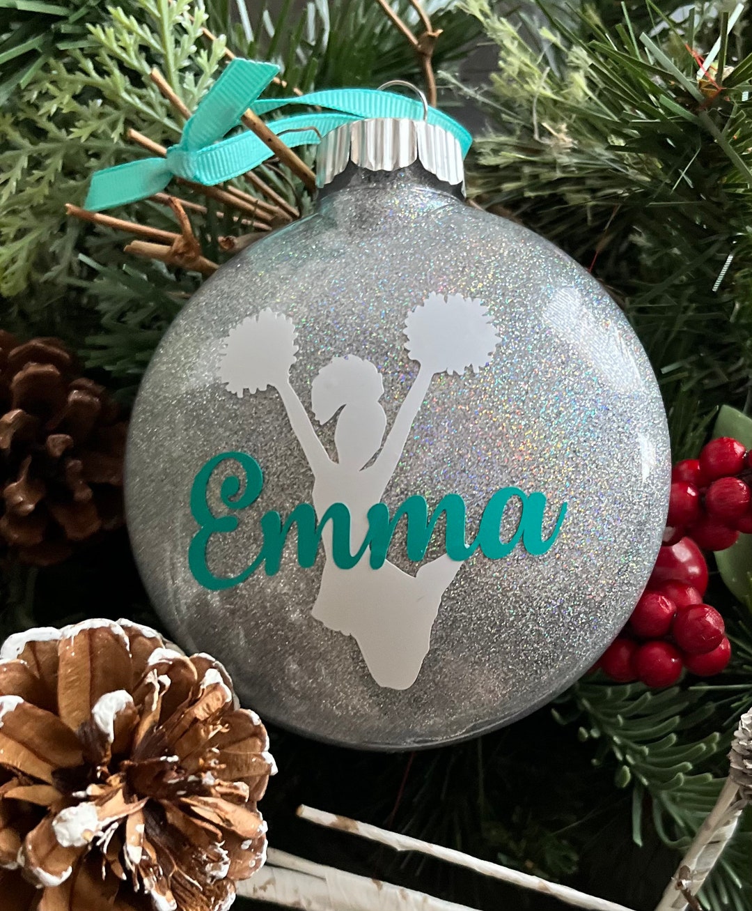 Cheer Gift Personalized Cheer Christmas Ornaments Cheer - Etsy