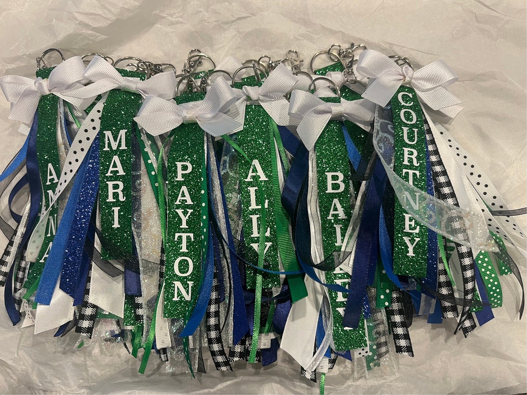 Custome Ribbon Zipper Pull Name Tags Cheer Bag Sports Bag - Etsy Australia