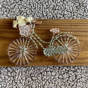 Rustic Bicycle String Art - Etsy
