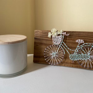 Rustic Bicycle String Art - Etsy