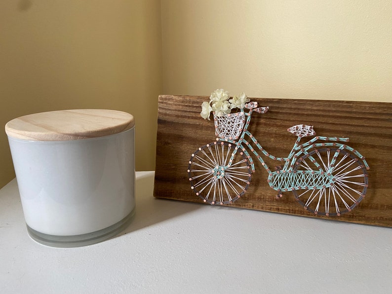 Rustic Bicycle String Art - Etsy