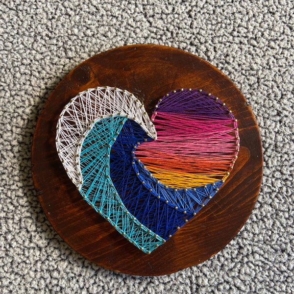 Sunset String Art - Etsy