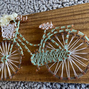 Rustic Bicycle String Art - Etsy