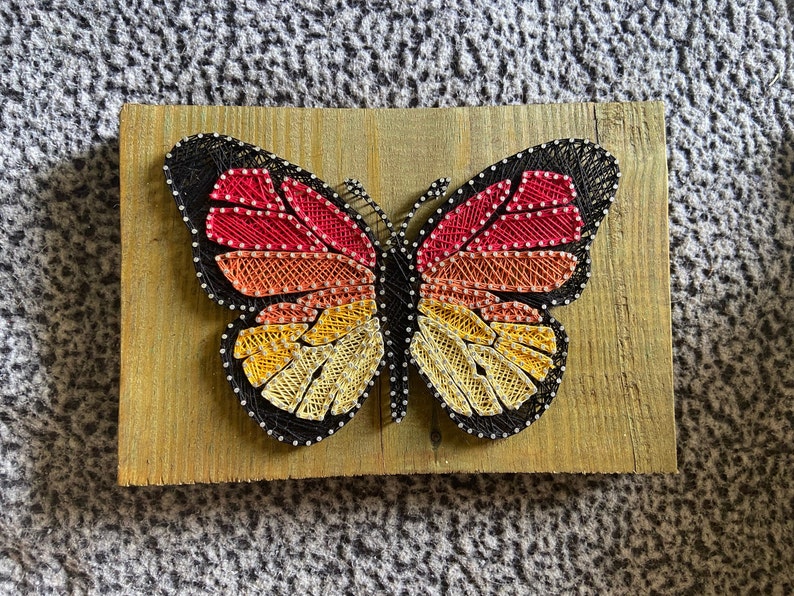 Butterfly String Art - Etsy