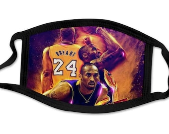 Kobe Bryant Face Mask | Etsy