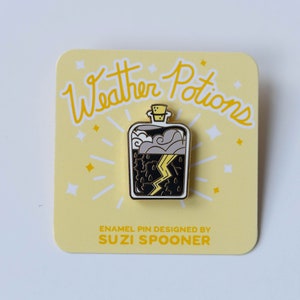Weather Potion Hard Enamel Pins - Etsy