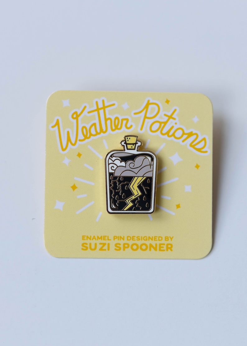 Weather Potion Hard Enamel Pins - Etsy