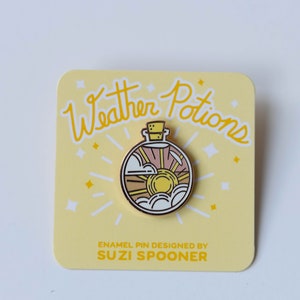Weather Potion Hard Enamel Pins - Etsy