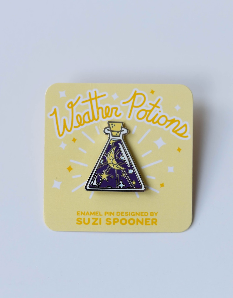 Weather Potion Hard Enamel Pins - Etsy