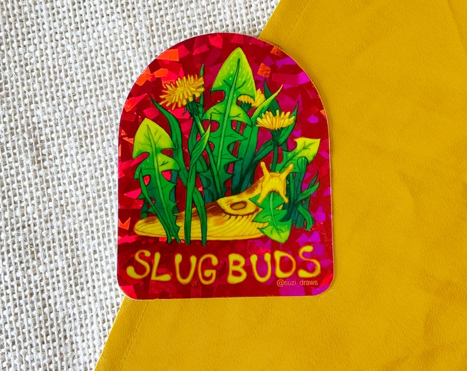 Slug Buds Banana Slug Vinyl Sticker - Etsy