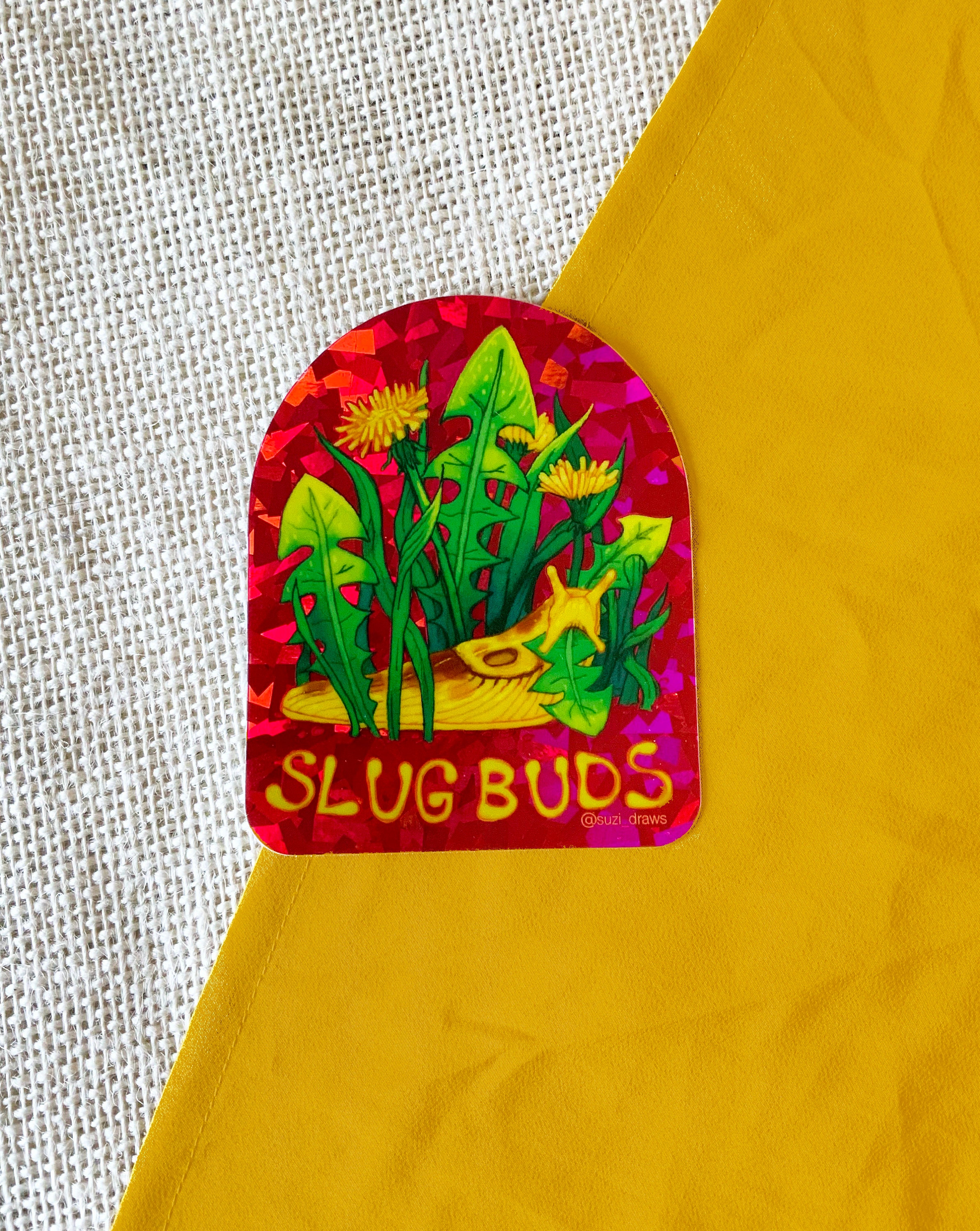 Slug Buds Banana Slug | Vinyl Sticker - Etsy