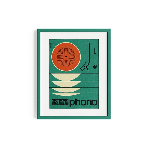 Turntable Line Art - Etsy