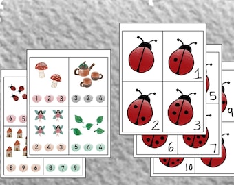 Farm-themed Number Recognition Game - Etsy