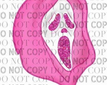 Pink Scream Mask - Etsy
