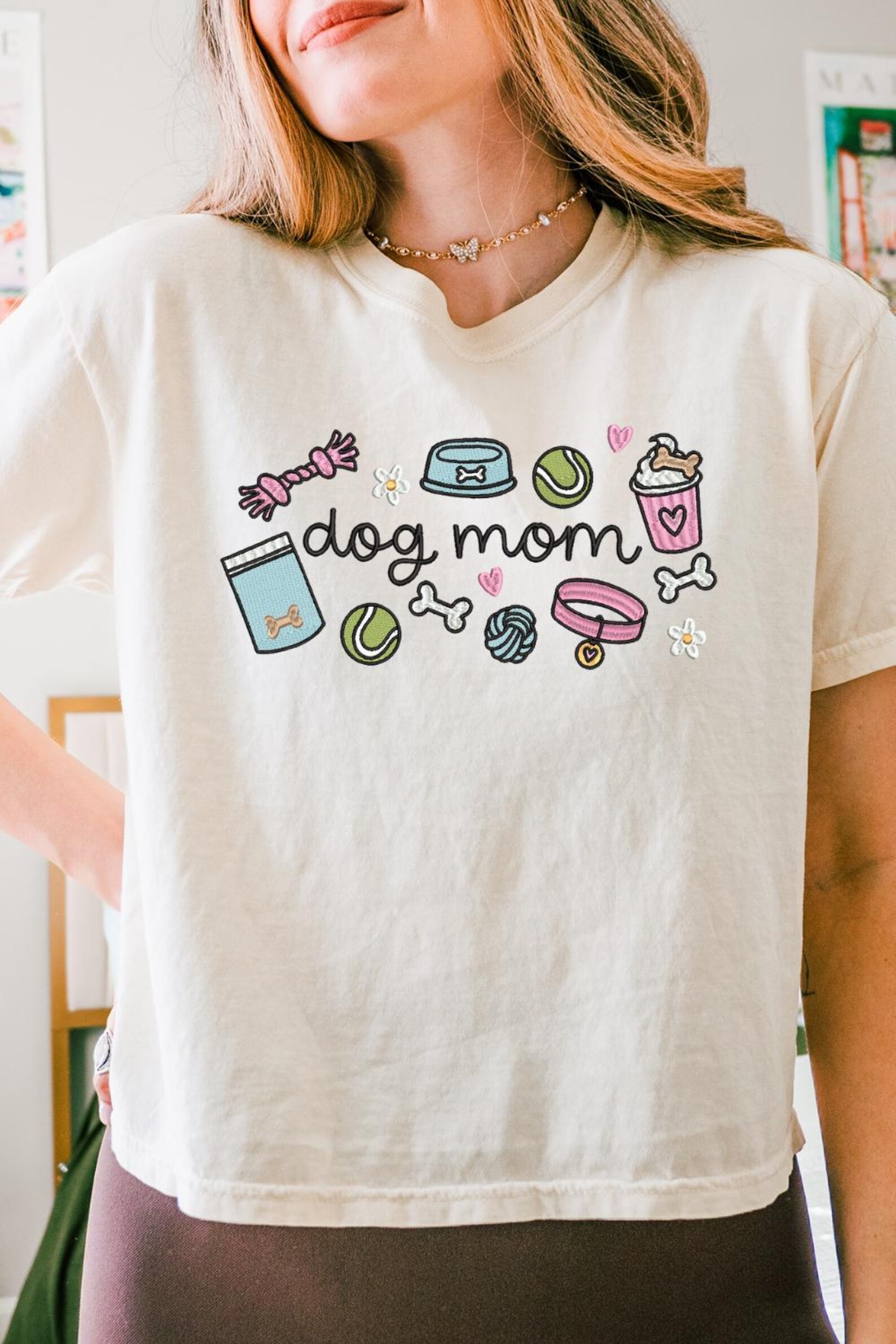 Dog Mom Embroidery File Machine Embroidery Trendy Digital Download - Etsy