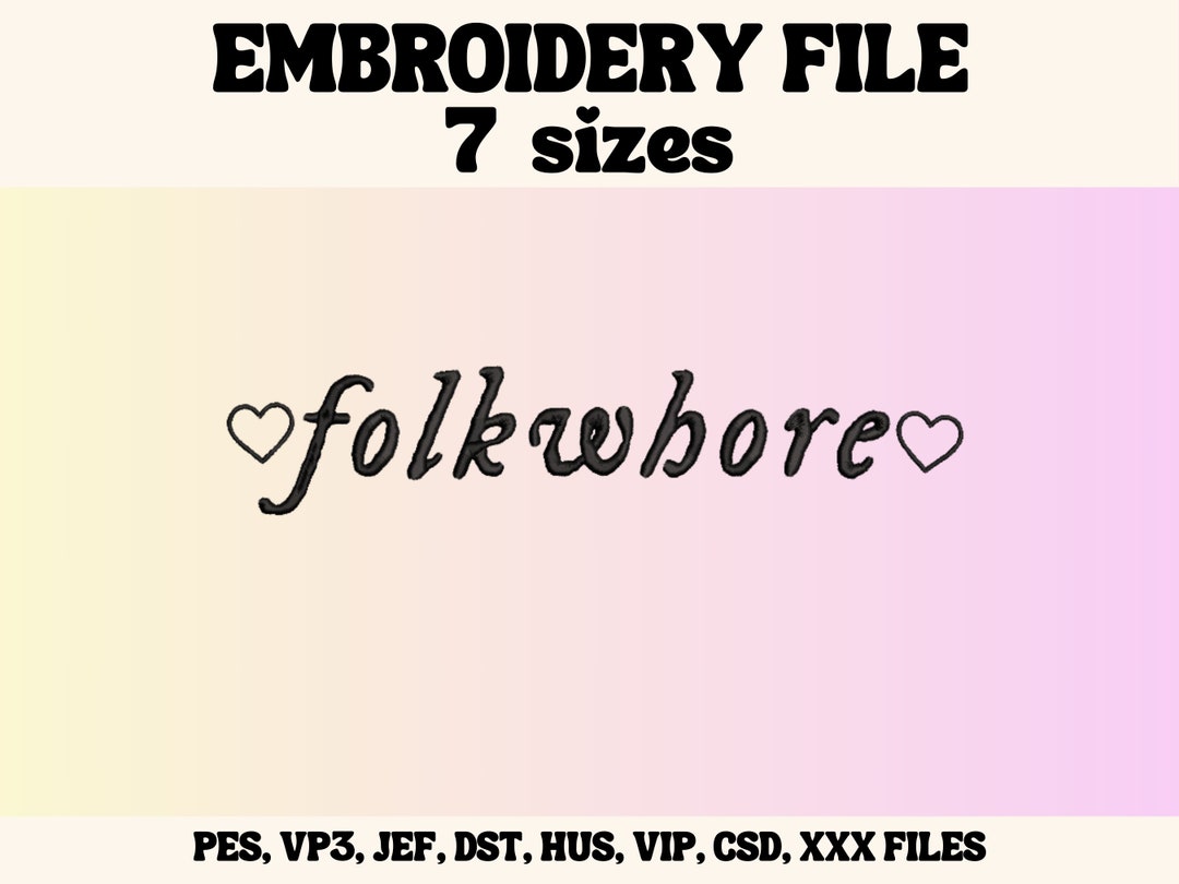 Folkwhore Embroidery Design, Swifty Embroidery Design, Folkwhore ...