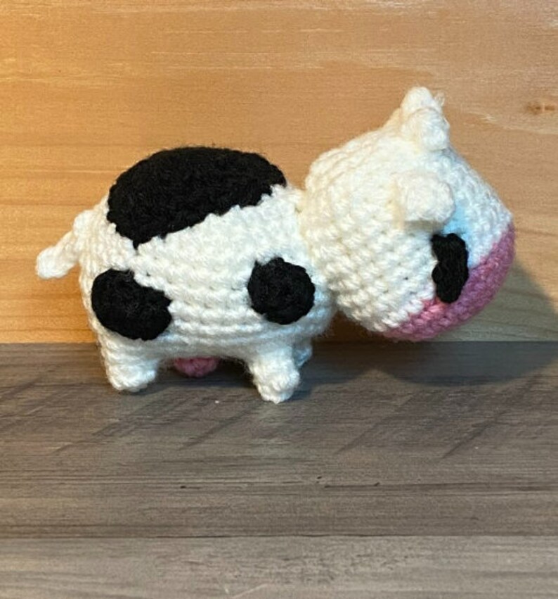 Stardew Valley Cow Crochet Pattern, Stardew Valley Cow Stuffed Animal ...