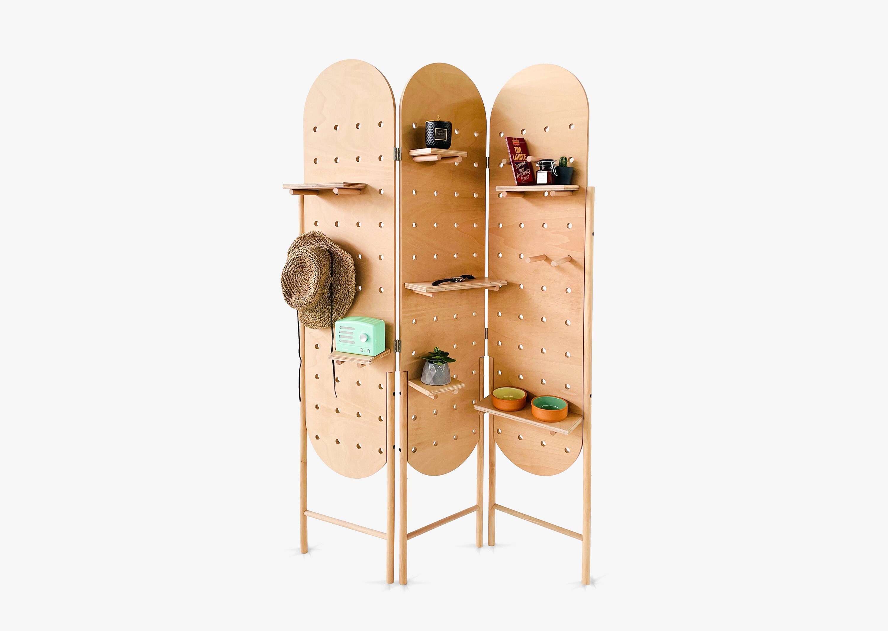 Free Standing Pegboard Display Stand Display Plywood | Etsy Canada