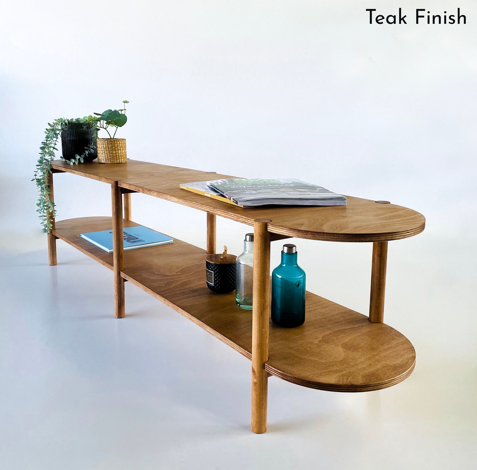 Low Shelving Unit 2 Sizes 3 Colors Wooden Shelving Unit - Etsy Australia