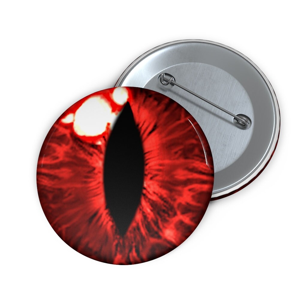 Red Eyed Dragoon Spirit Pin Button (inspired by the Legend of Dragoon ...
