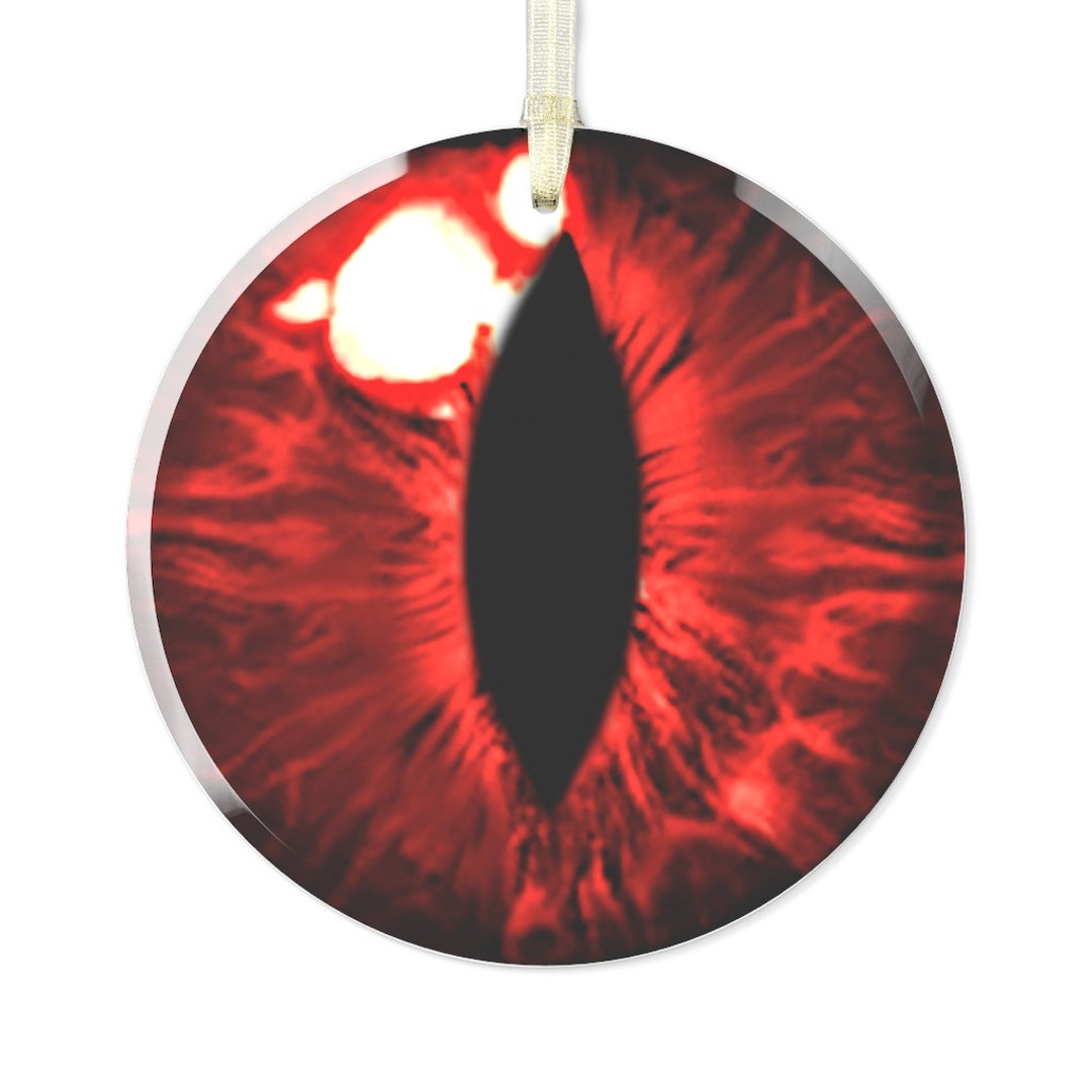 Red Eyed Dragoon Spirit Glass Ornament - Etsy