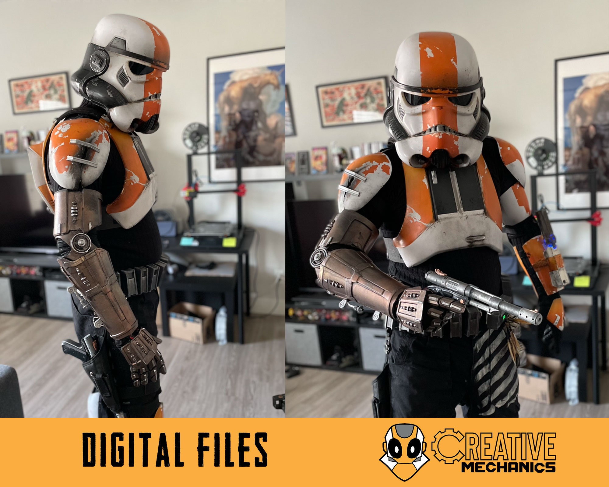 Mech Droid Arm 3D Print Files Star Wars Inspired Cosplay - Etsy UK