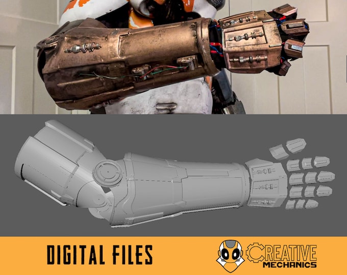 Mech Droid Arm - 3D Print Files - Star Wars Inspired Cosplay - Etsy