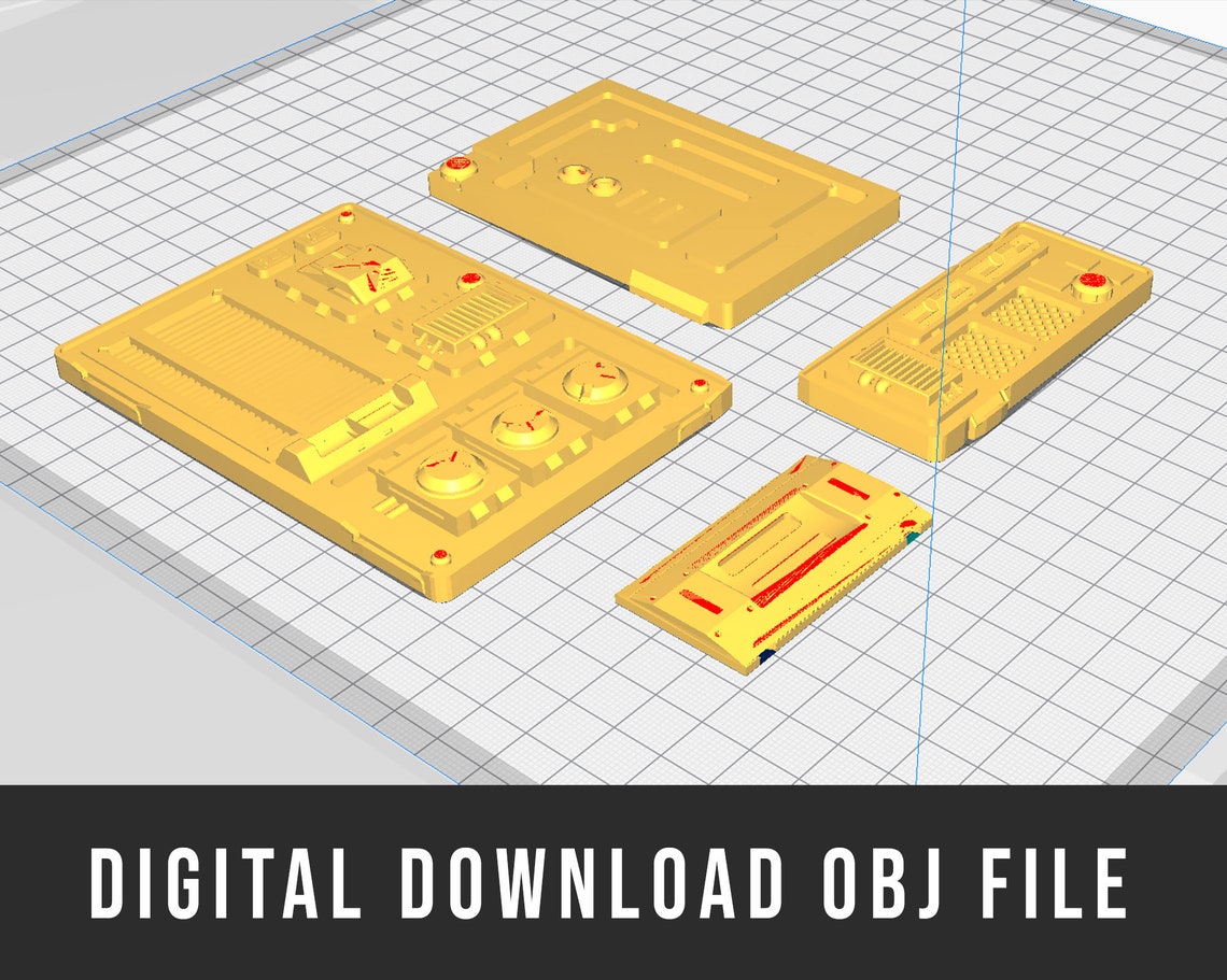 Star Wars Inspired Greebles Wave 1 3D Printable Files - Etsy