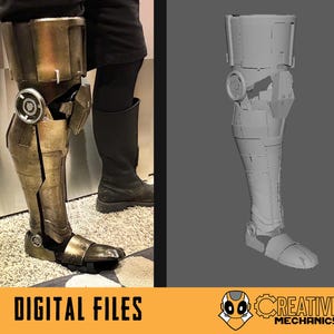 Mech Droid Leg - 3D Print Files - Star Wars Inspired Cosplay - Etsy