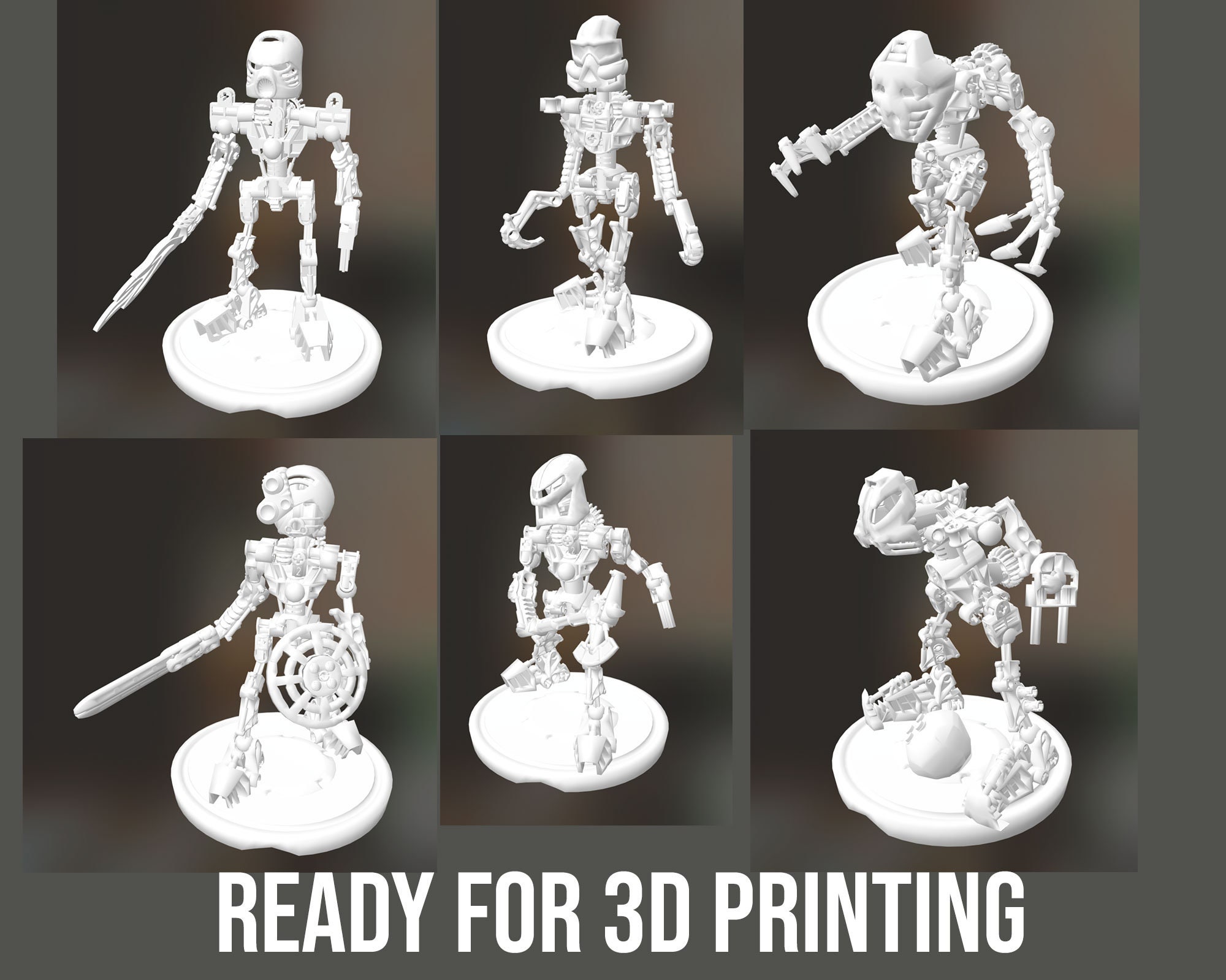 Micro Mata: Bionicle Miniatures Digital 3D Printable Files. - Etsy Canada