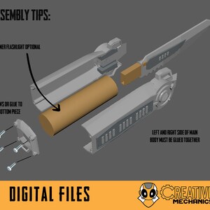 Vibro Knife - 3D Print Files - Star Wars Inspired Prop - Etsy