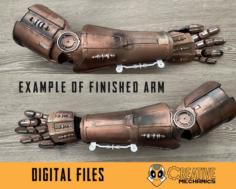 Mech Droid Arm 3D Print Files Star Wars Inspired Cosplay - Etsy UK