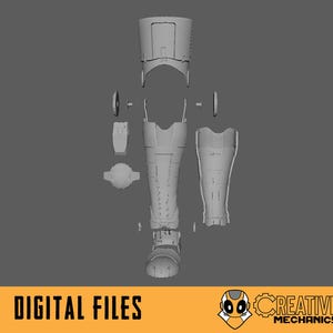 Mech Droid Leg - 3D Print Files - Star Wars Inspired Cosplay - Etsy