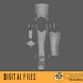 Mech Droid Leg - 3D Print Files - Star Wars Inspired Cosplay - Etsy