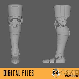 Mech Droid Leg - 3D Print Files - Star Wars Inspired Cosplay - Etsy