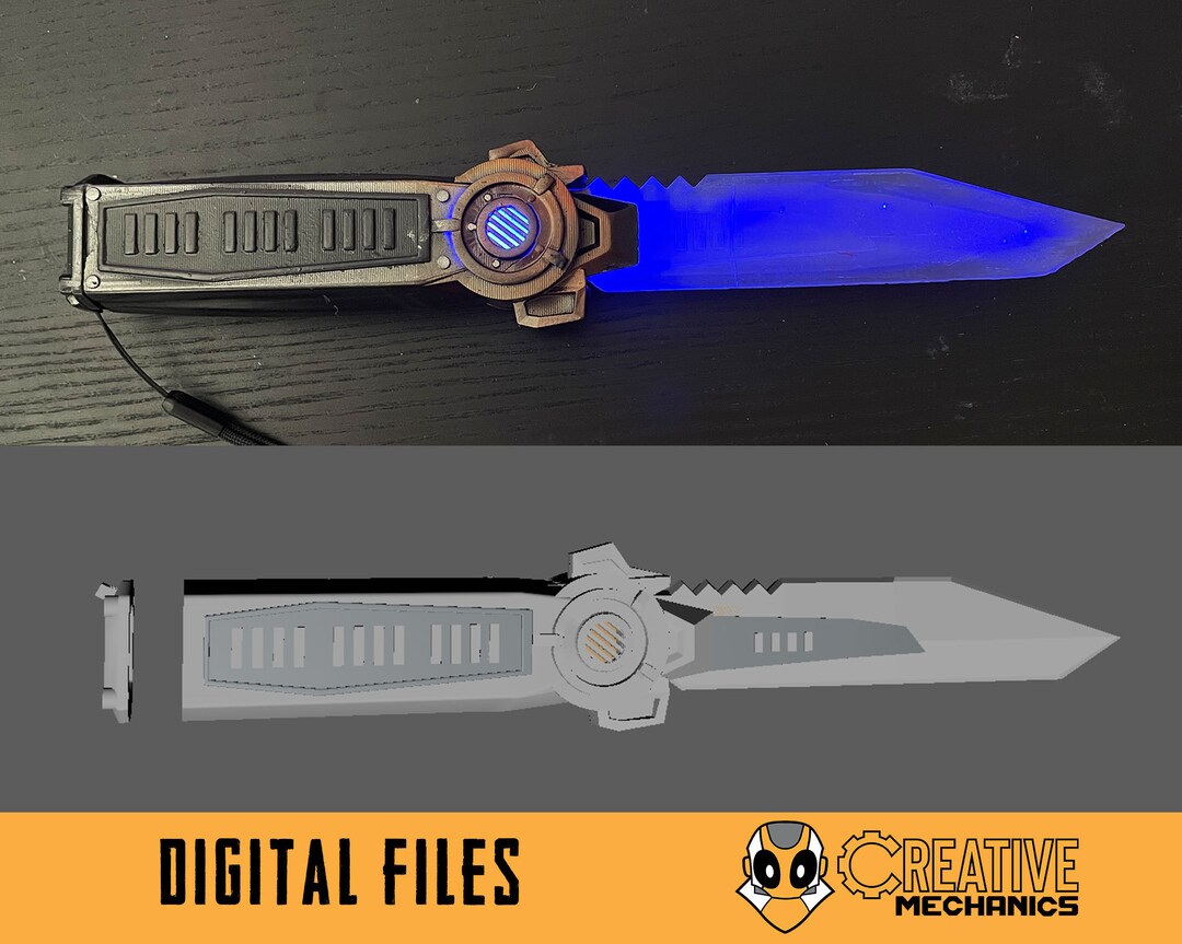 Vibro Knife - 3D Print Files - Star Wars Inspired Prop - Etsy