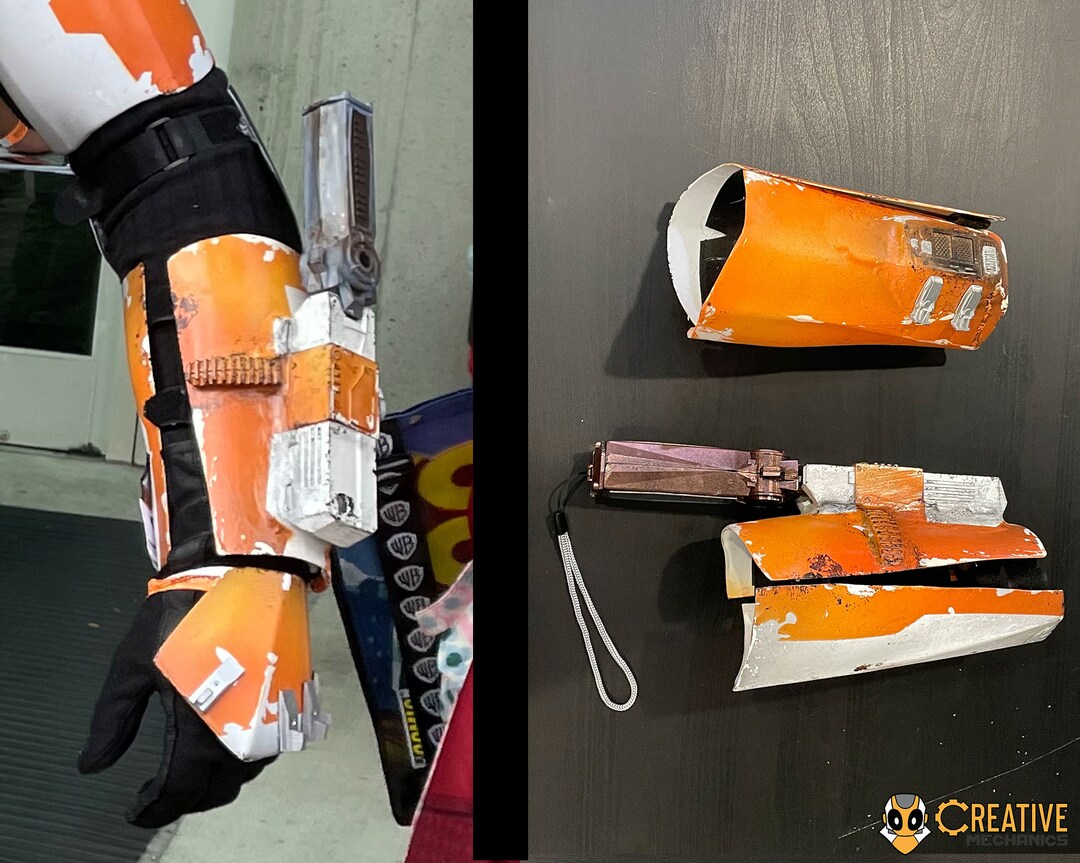 Star Wars Inspired Vambraces With Vibroknife Sheath - Etsy