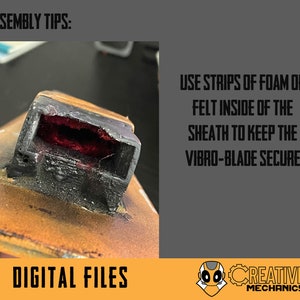 Vibro Knife - 3D Print Files - Star Wars Inspired Prop - Etsy