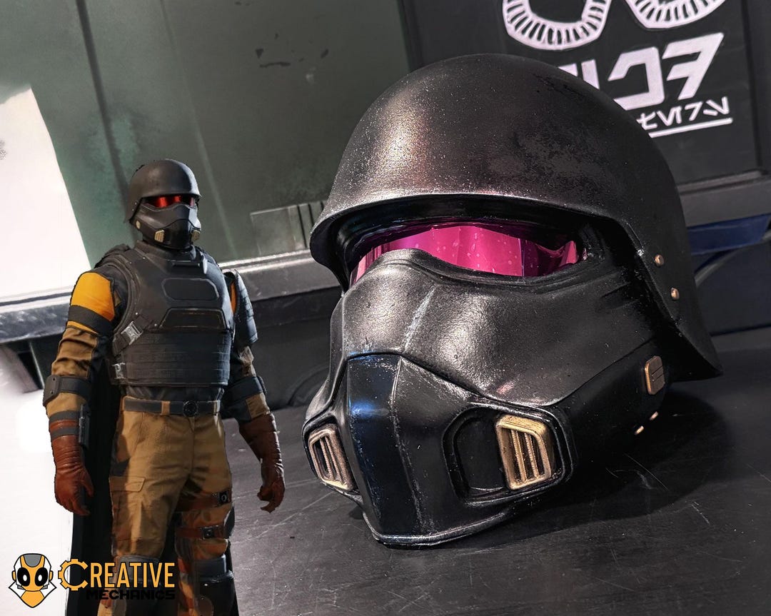 Helldivers 2 Light Gunner Helmet Finished, Cosplay - Etsy