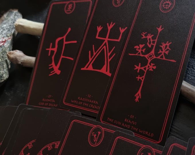 ON OFFER the Magical Drum Oracle Deck- Blood Edition- Pocket Size ...