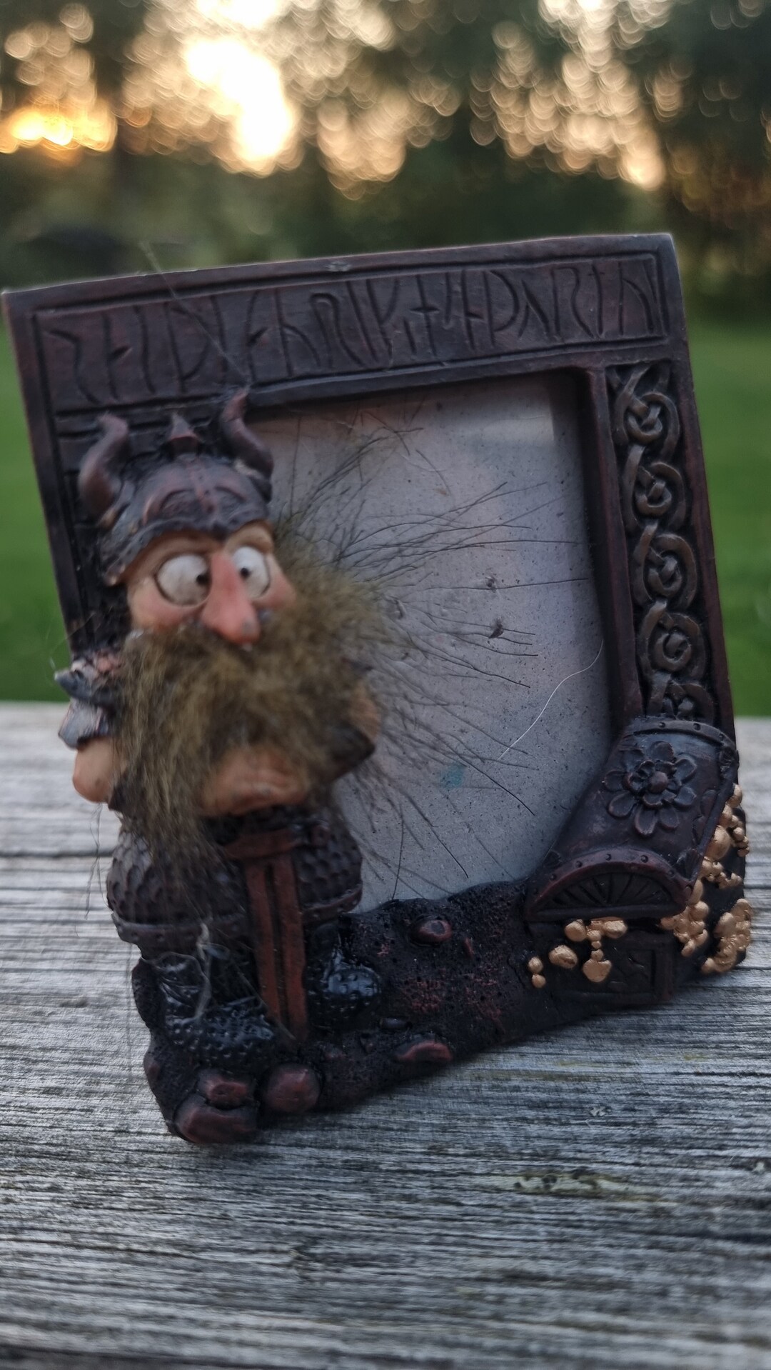 Adorable Viking Photo Frame With Stand - Etsy