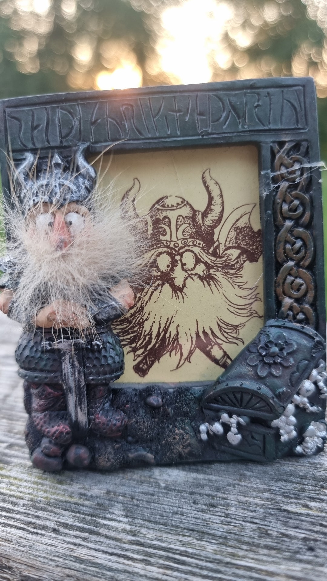 Adorable Viking Photo Frame With Stand - Etsy
