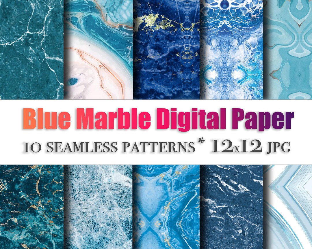Liquid Marble Seamless Patterns | Marble Textures | Marble Digital ...