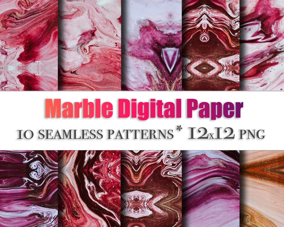 Liquid Marble Seamless Patterns | Marble Textures | Marble Digital ...