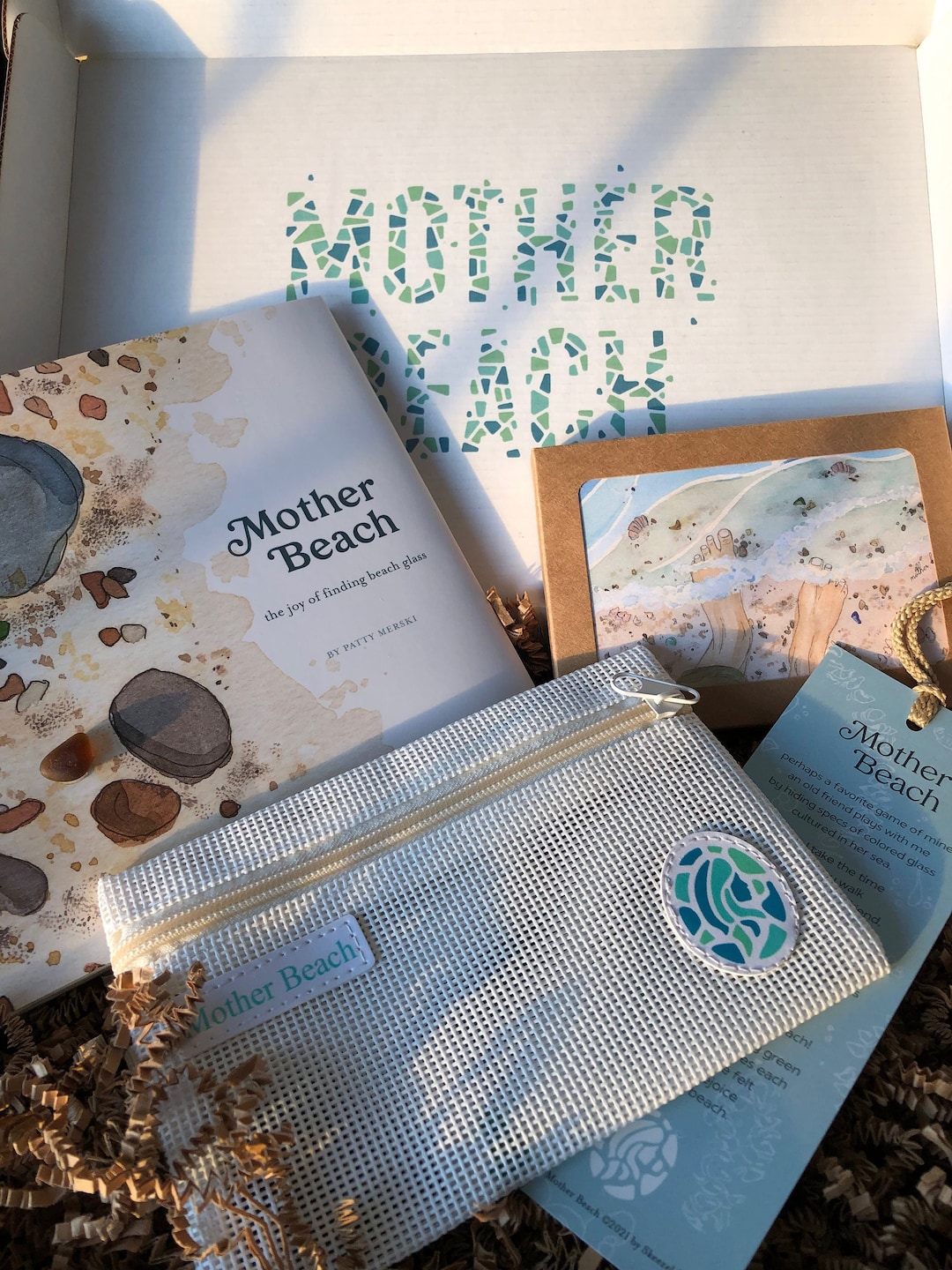 Inspirational Beach Glass Gift Box / Hostess Gift Beach House ...