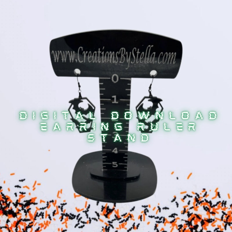 Earring Display With Ruler - Etsy