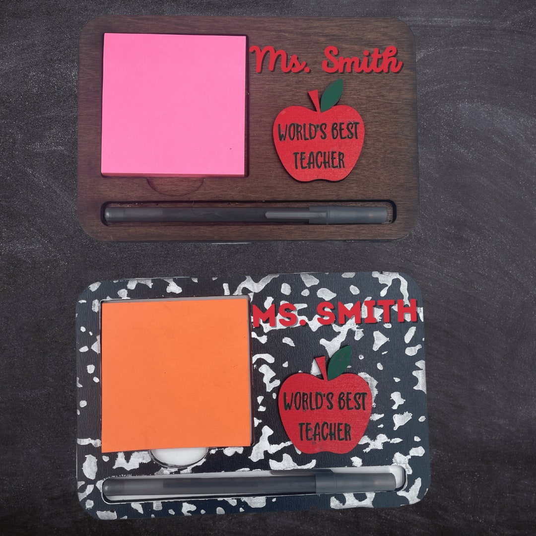 Teacher Sticky Note Pad SVG - Etsy