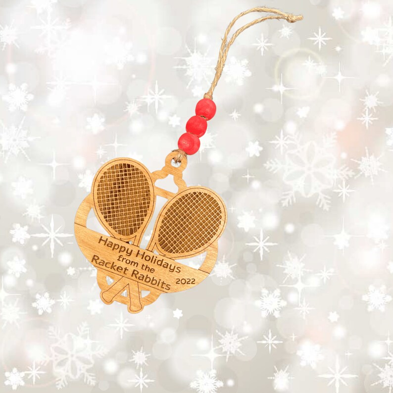 SVG Digital Download Tennis Racket Christmas Ornament for - Etsy
