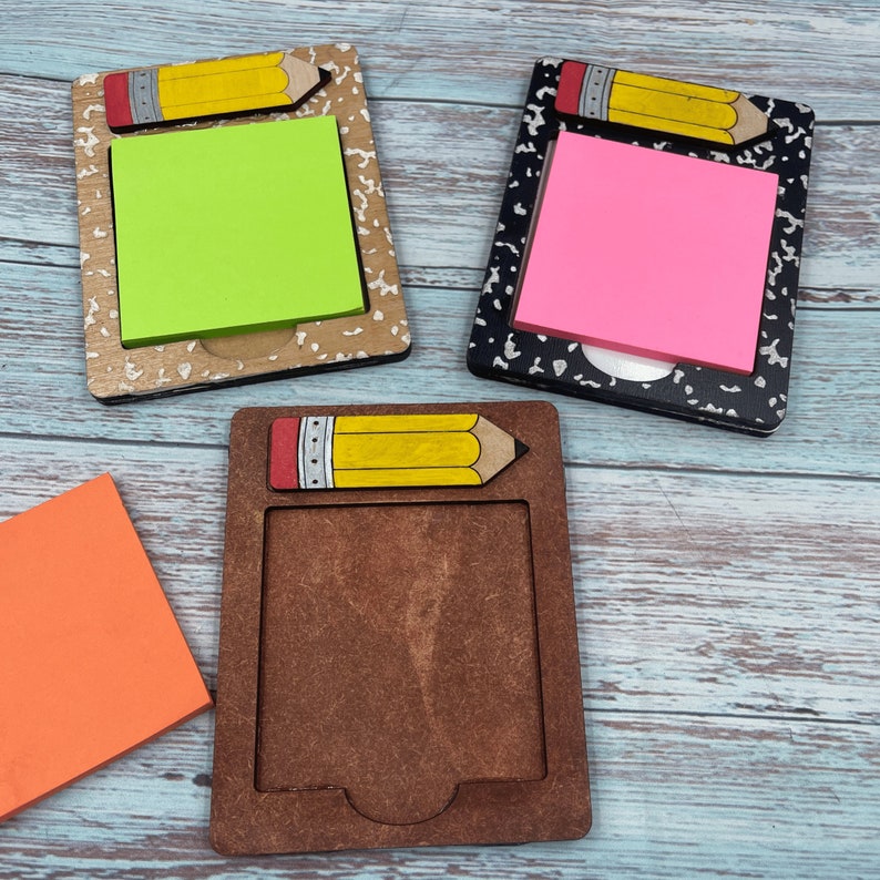 Teacher Sticky Note Pad SVG - Etsy